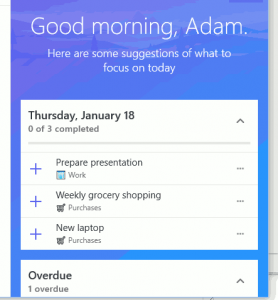 Microsoft To-Do - Using the My Day feature